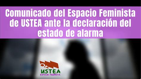 Comunicado del Espacio Feminista de USTEA ante la declaración del