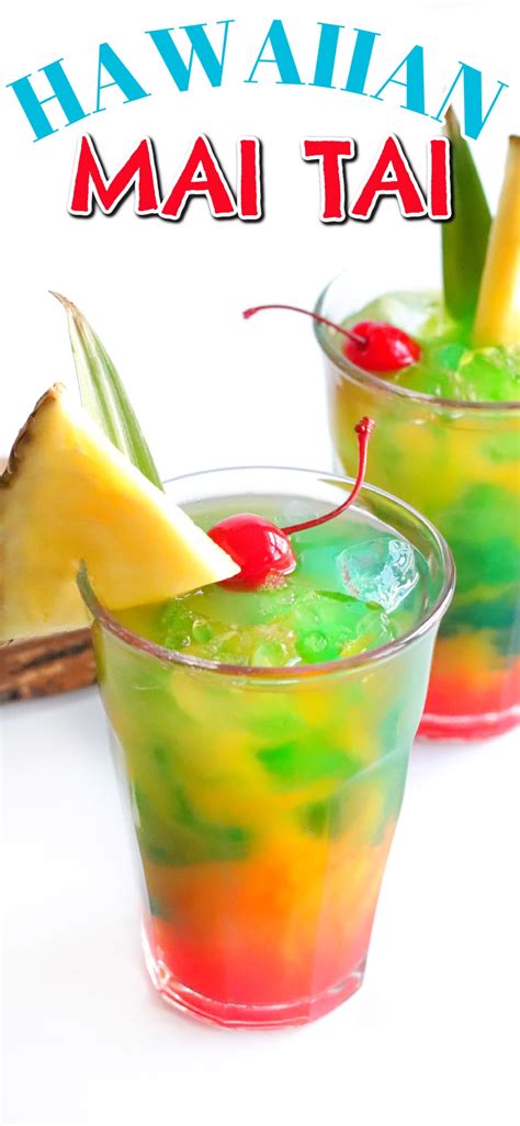 Blue Hawaiian Mai Tai Amandas Cookin Cocktails