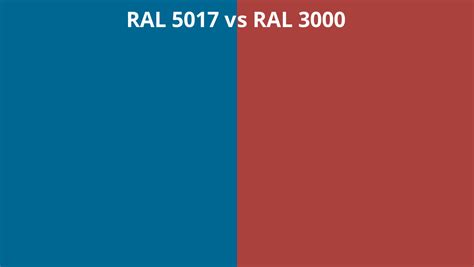 Ral 5017 Vs 3000 Ral Colour Chart Uk