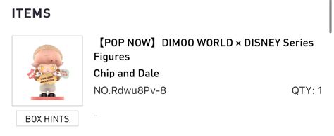 Dimoo World X Disney Chip And Dale Figure Hobbies And Toys Toys And Games