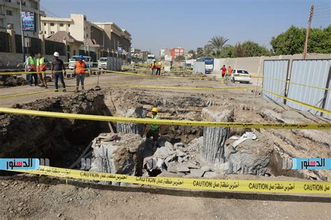 محافظ بنى سويف يتفقد الموقف التنفيذى لمشروع كوبرى الشاملة الجارى