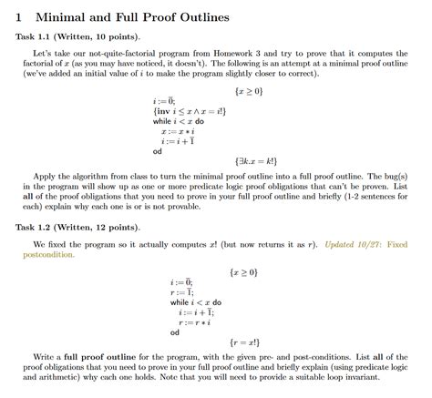 Solved 1 ﻿minimal And Full Proof Outlinestask
