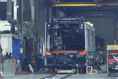 Volgren Optimus Bus Being Assembled Inside The Factory At Dandenong