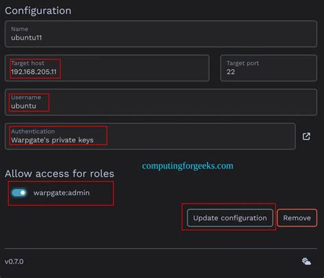 How To Setup Ssh And Mysql Bastion Server Using Warpgate Computingforgeeks