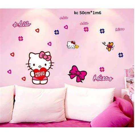 Decal Dán Tường Hello Kitty Shopee Việt Nam