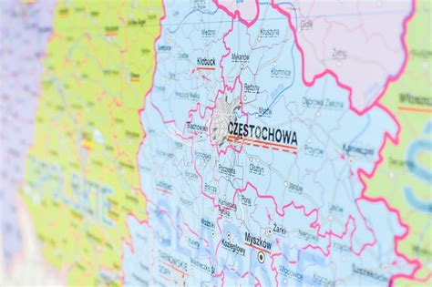 POLSKA MAPA ŚCIENNA FIZYCZNA ADMINISTRACYJNA