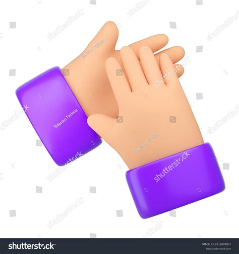 D Human Hands Clapping Applause Business Stock Illustration Shutterstock
