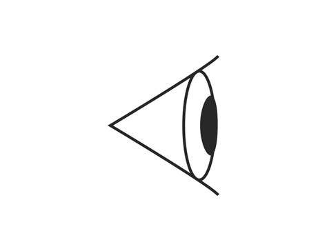 Eye Side See Vision Icon Illustration 54085536 Vector Art At Vecteezy
