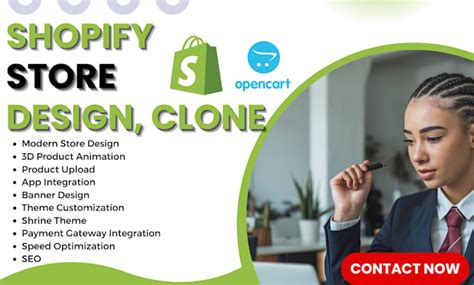 Fix Opencart Issue Clone Design Redesign Duplicate Replicate Shopify Store By Maryshopapp