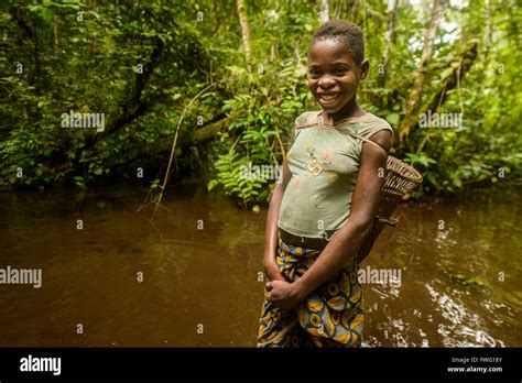 Bayaka Pygmies In The Equatorial Rainforest Central African Republic