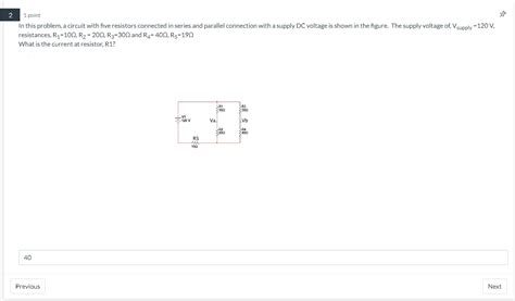 Solved In This Problem A Circuit With Five Resistors Chegg Com