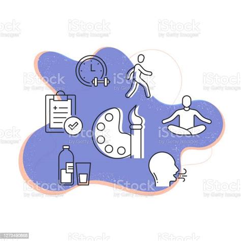 건강한 라이프 스타일 관련 현대 라인 스타일 벡터 일러스트 0명에 대한 스톡 벡터 아트 및 기타 이미지 0명 건강한 생활