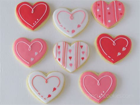 Cancuncookies Valentines Cookies Galletas Lujosas Galletas De