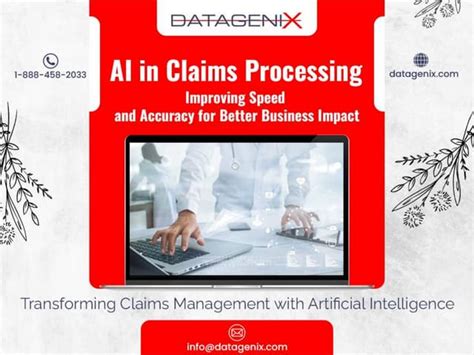 Transforming Claims Management With Artificial Intelligence Datagenix Ppt
