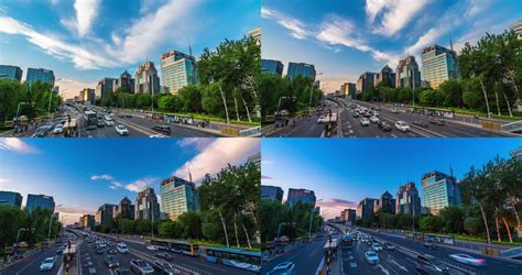 北京二环路金融街延时摄影视频素材下载编号24351188光厂vj师网