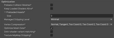 Uwp Player Settings Unity