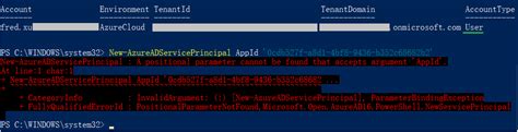 New Azureadserviceprincipal Error Occurred While Executing Newserviceprincipal Microsoft Qanda