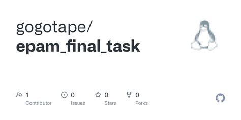 GitHub Gogotape Epam Final Task