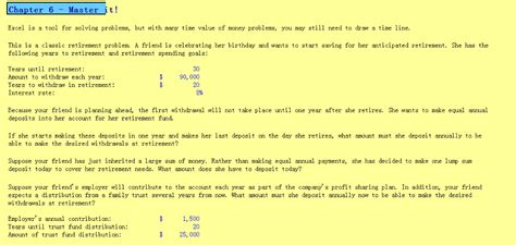 Solved Chapter 6 Master It Excel Is A Tool For Solving