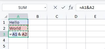 How To Combine Two Text Cells In Excel WPS Office Academy