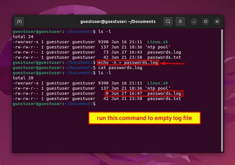 How To Empty Log File Linux 6 Effective Methods