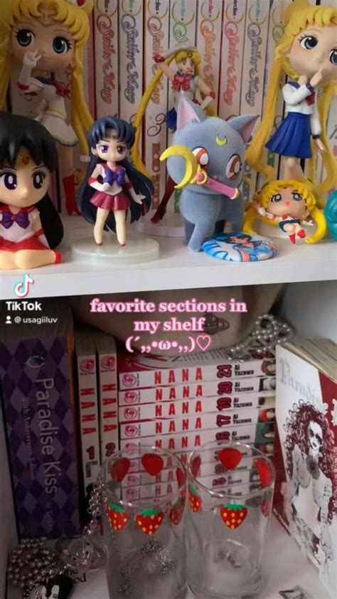 Sailor Moon And Nana Manga Shelf −☆ Sailor Jupiter Sailor Scouts Sailor Moon