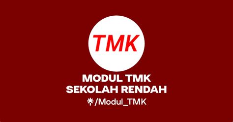 Modul Tmk Sekolah Rendah Linktree