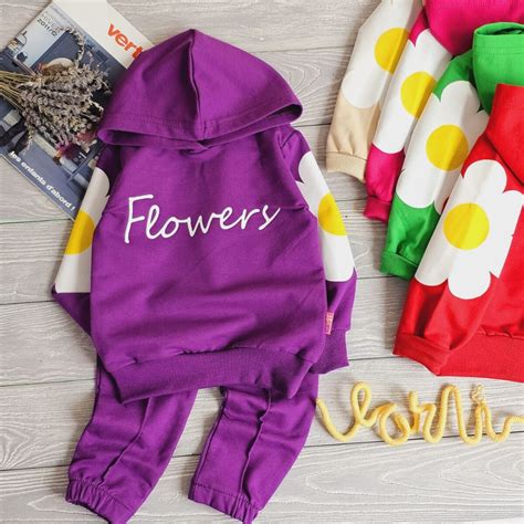 هودی شلوار گل وارلی بیبی