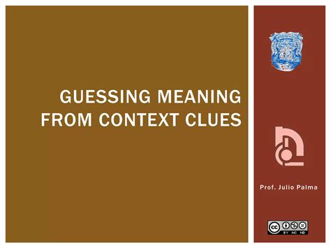 Guessing Meaning Fron Context Pdf