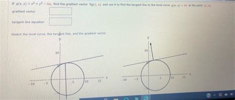 Solved If Gx Y X2 Y2 6x Find The Gradient Vector V