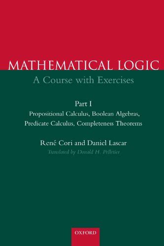 Solutions For Mathematical Logic A Course With Exercises Part I Propositional Calculus