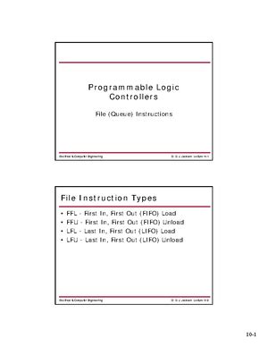 Lec 3 PLC Addressing And Basic Instructions Programmable Logic