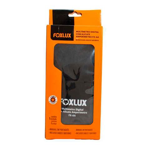 ALICATE MULTIMETRO DIGITAL FOXLUX 30 02 Foco Protecao E Iluminacao