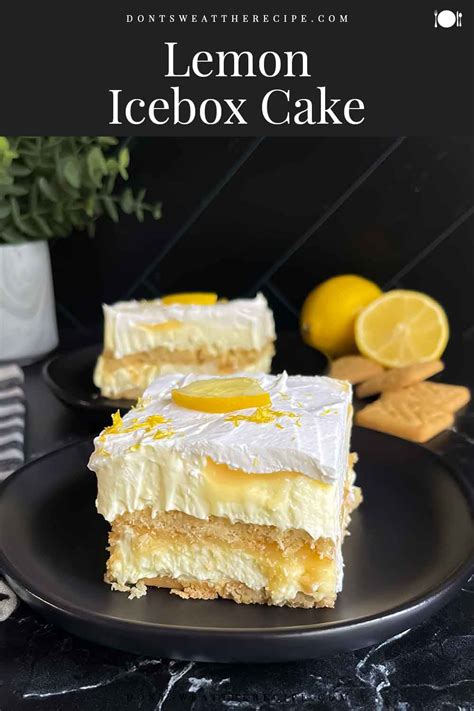 Lemon Icebox Cake Recipe Tangy And Sweet Dessert