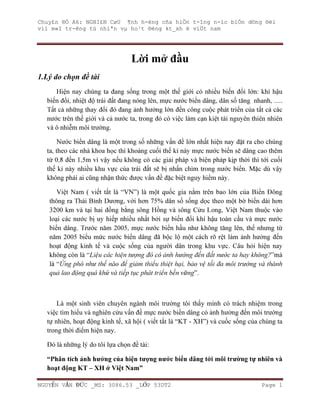Chuyên đề quy hoạch mt đô thị PDF