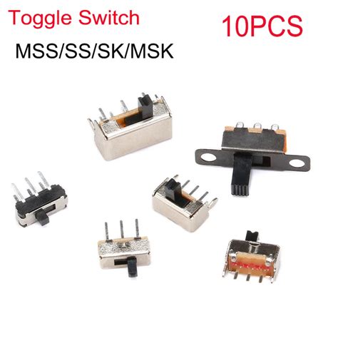 Power Switch Sliding Toggle Switch Single And Double Row In Line Horizontal Gear 2 Gear 3 Gear