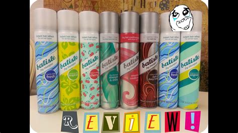 Сухие шампуни (dry shampoo) Batiste: полный обзор - YouTube