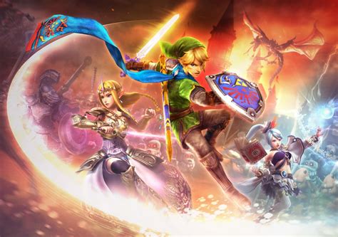 Hyrule Warriors Link And Zelda — Clash With Stalfos Moblins And Argorok