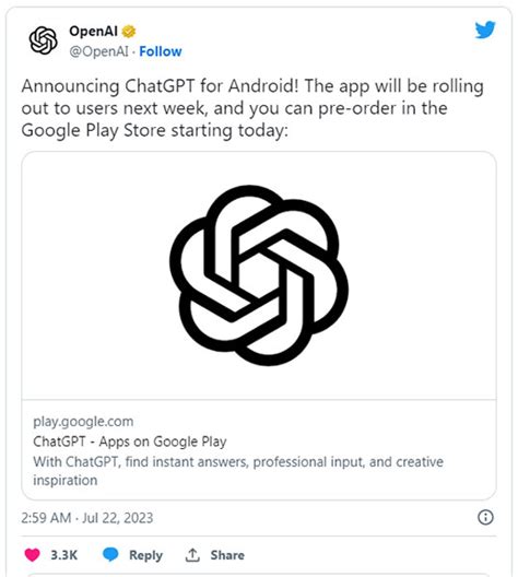 Openai Công Bố ứng Dụng Chatgpt Cho Android