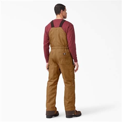 Mens Duck Insulated Bib Overalls Dickies Us