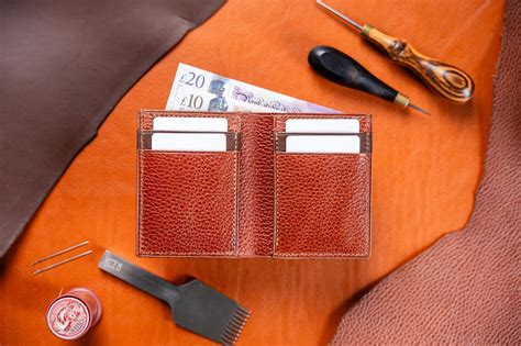 Handmade Vertical Bifold Wallet Jh Leather
