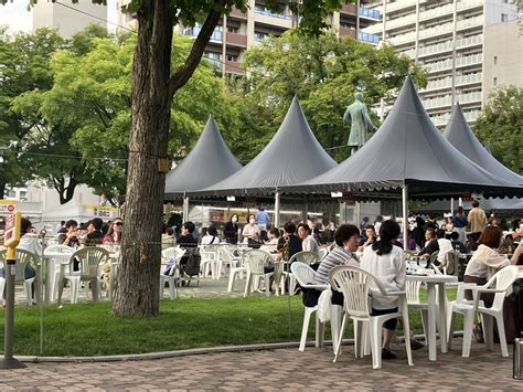3100 大通公園ビアガーデン おおパパの茅ヶ崎と札幌日記