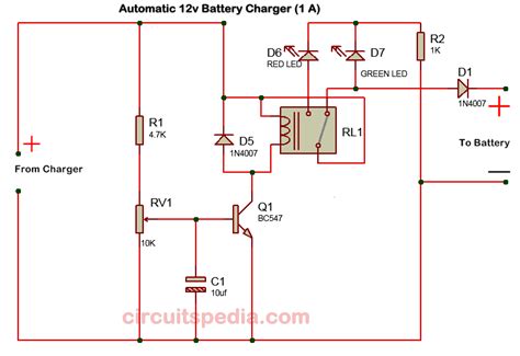 12v Auto Cut Off Circuit Diagram