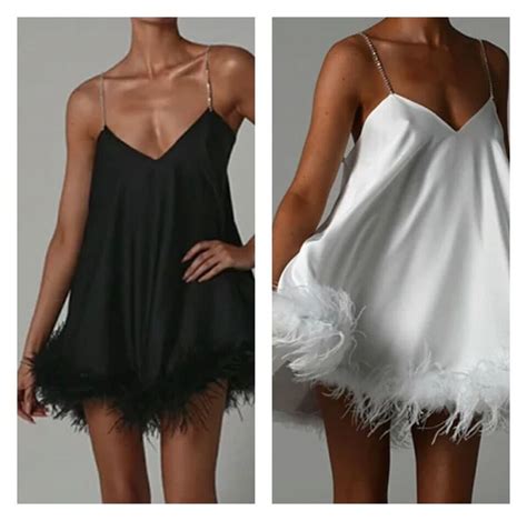 Women Sexy Low Cut Sling Dress Spaghetti Strap Backless Wedding