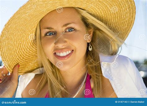 Summertime Beauty Stock Image Image Of Happiness Blond 3147143