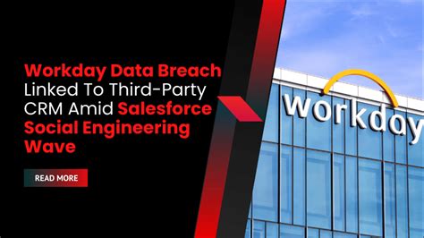 Workday Data Breach Linked To Third Party Crm Amid Salesforce Social Engineering Wave News