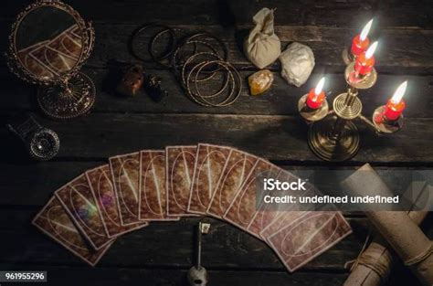 Stock Fotografie Tarotové Karty Stáhnout Obrázek Nyní Tarotová