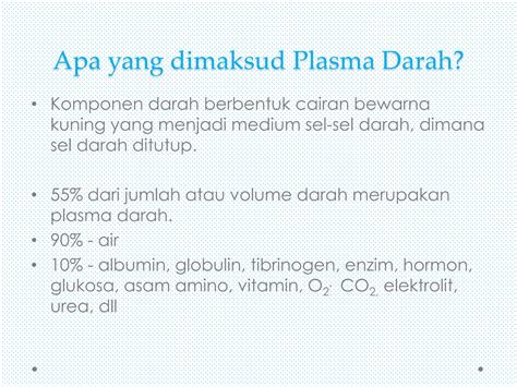 Plasma Darah Ppt Pptx