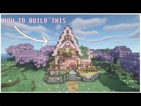 How To Build A Cherry House Block By Block │ Minecraft 120 Tutorial
