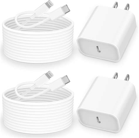 Desoficon Iphone Fast Charger 2 Pack 20w Usb C Power Delivery Wall